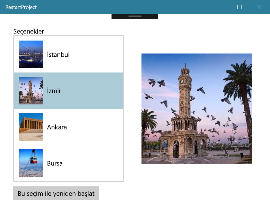 Windows 10 UWP uygulamasının kendini kapatıp tekrar başlatması (Restart) Windows 10 UWP uygulamasının kendini kapatıp tekrar başlatması (Restart)